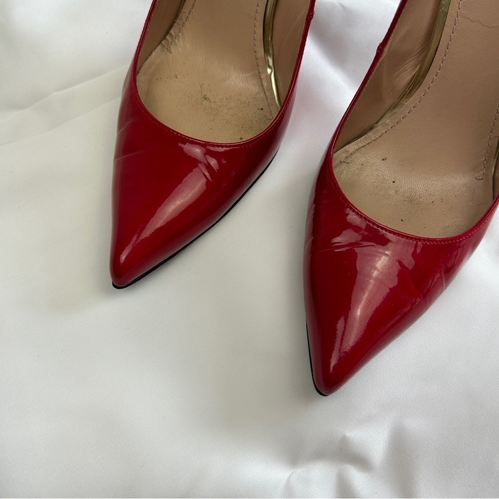 Stuart Weitzman Fever Pumps In Red Quasar Stiletto Pa… - Gem